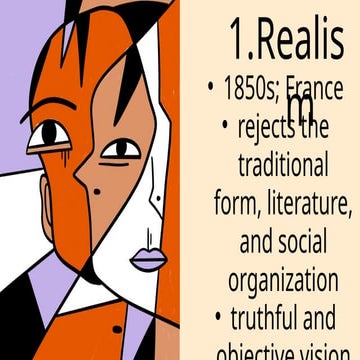 The Modern Period and the art movements. | PPTX