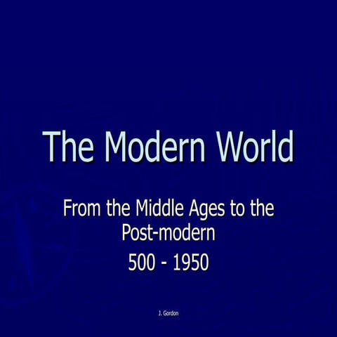 The modern world | PPT