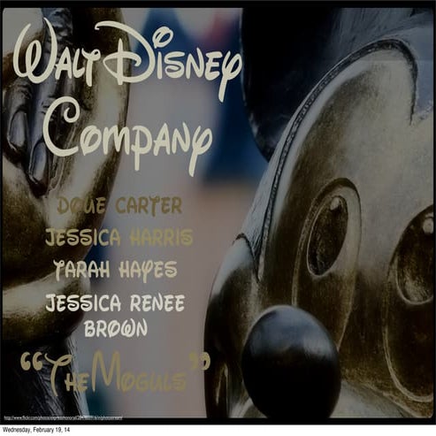 The Moguls Walt Disney Company Draft | PPT