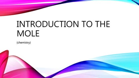 Class XI Chemistry - Mole Concept | PPT