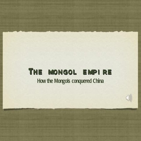 The Mongols | PPT