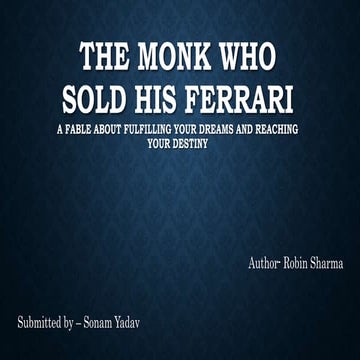 THE Monk who sold his Ferrari Novel.pptx