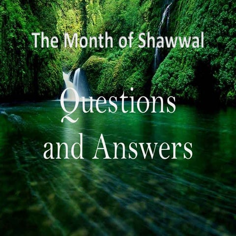 The Month of Sawwal | PPTX