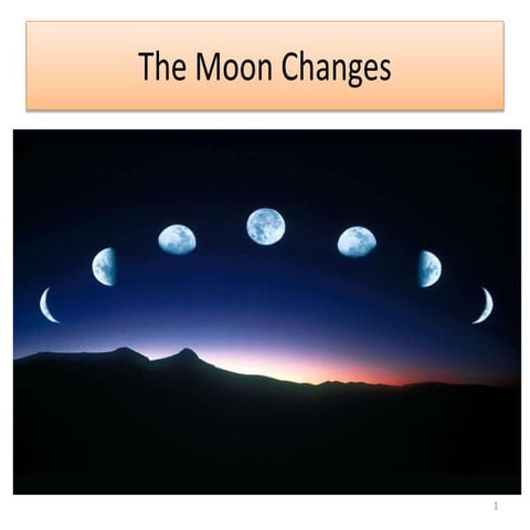 The moon changes g2 | PPTX | Geography | Science