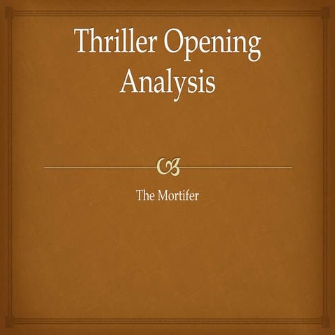 The mortifer | PPT