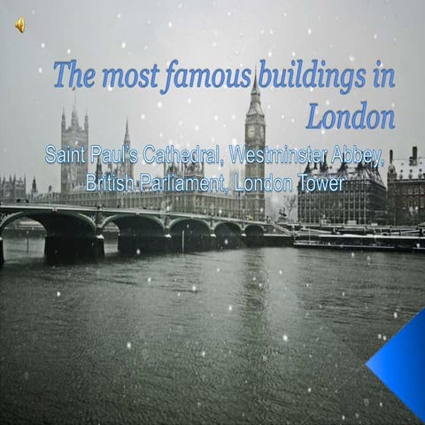 The most famous buildings in London | PPTX