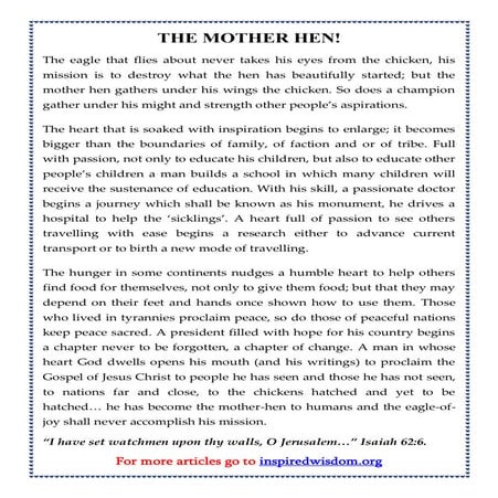 The mother hen | PDF