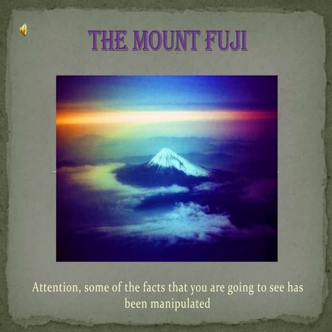The mount fuji | PPT