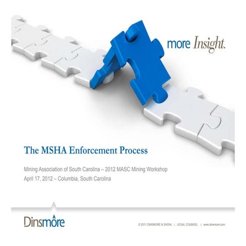 The msha enforcement process | PPT