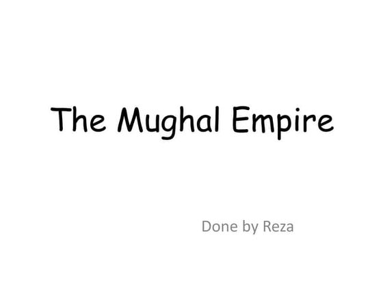 Mugal empire | PPT