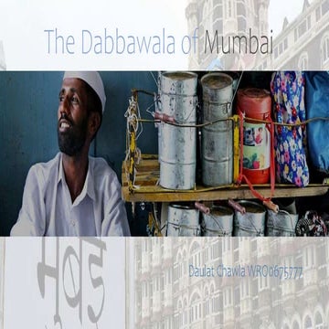 Mumbai dabbawala | PPTX