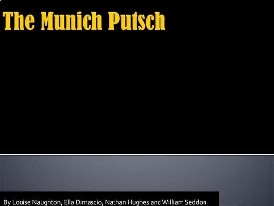 ADOLF HITLER - ARREST & TRIAL (Beer Hall Putsch) Wikipedia | PDF