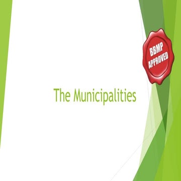 The municipalities | PPTX