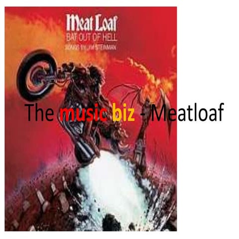 The music biz meatloaf | PPT