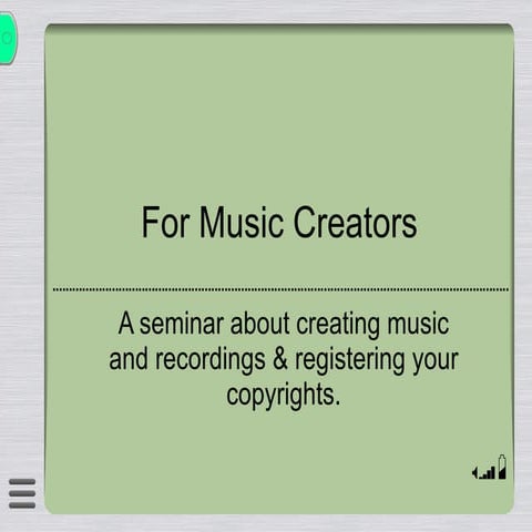 Music Publishing & Copyright Administration In The Internet Age | PPTX