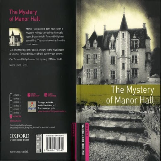 The mystery of manor hall by jane cammack whats-their-stor | PDF