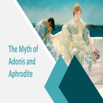 The myth of adonis and aphrodite | PPT