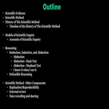 The myth of the scientific method | PPT