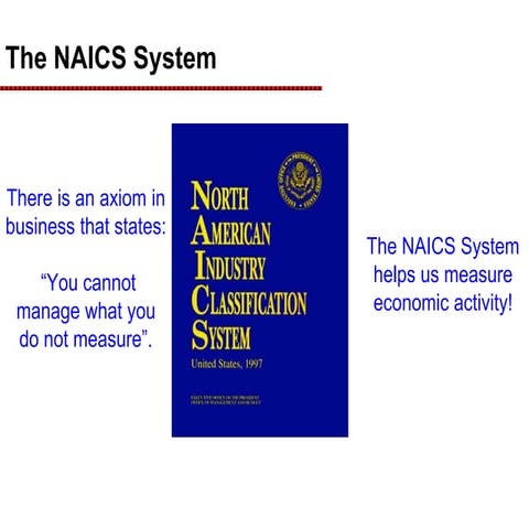The NAICS System | PPSX