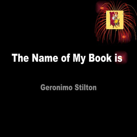The name of my book is | PPT
