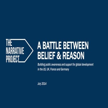 The Narrative Project - Overview Deck July 2014 | PPT