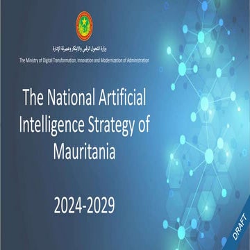 The National Artificial Intelligence Strategy of Mauritania (2024- 2029) | PDF