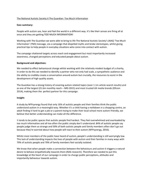 Specsavers - Should've Gone to Specsavers: Case Study | PDF | Media Industry | Industries