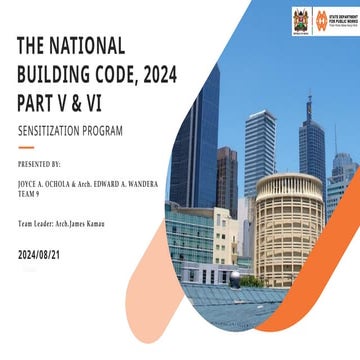 THE NATIONAL BUILDING CODE PART V& VI.pptx
