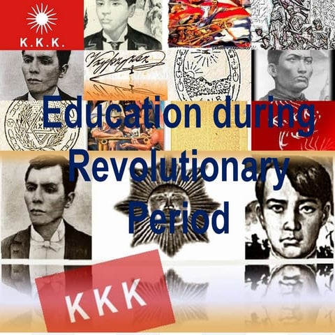 The nationalism in education during revolutionary period | PPTX