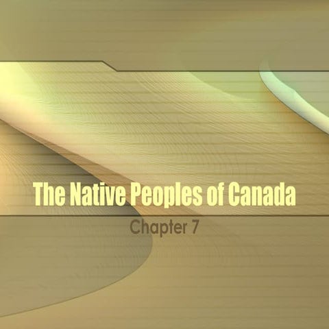 The nativepeoplesofcanada | PPT