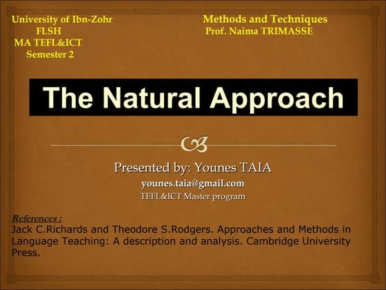 C-map Natural Approach | PPT