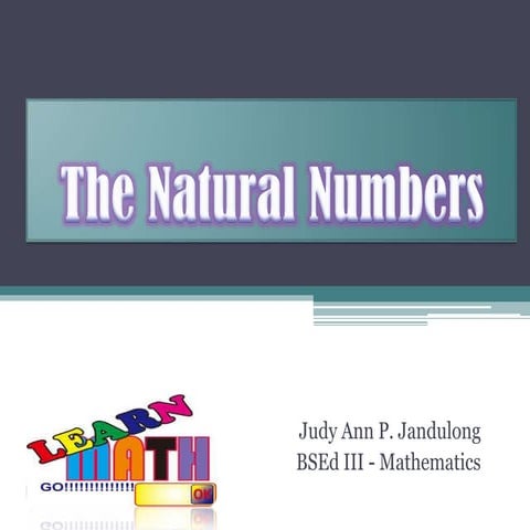The natural numbers | PPT