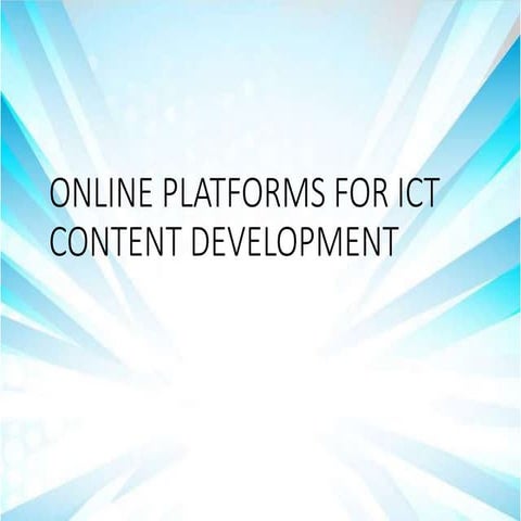 Online platforms | PPTX