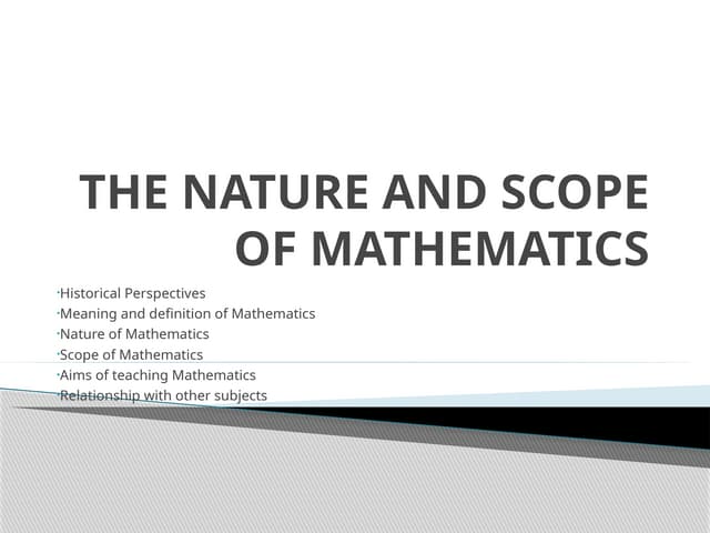 Mathematical Investigation and Modelling | PPTX