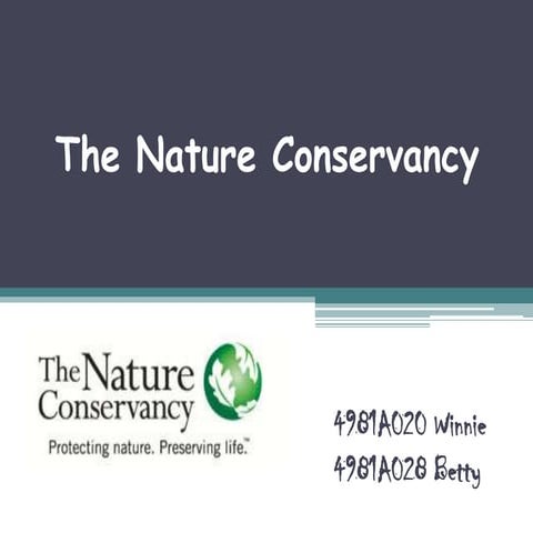 The Nature Conservancy | PPTX