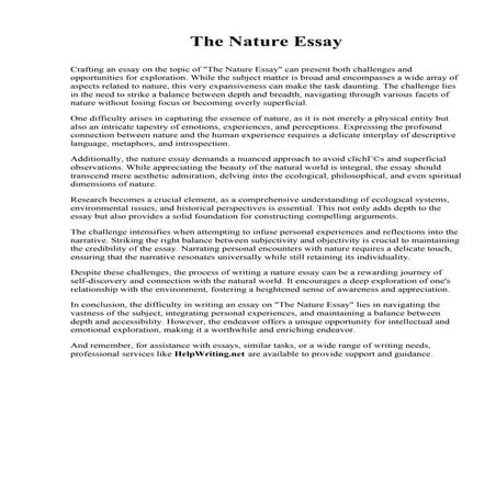 The Nature Essay.pdf