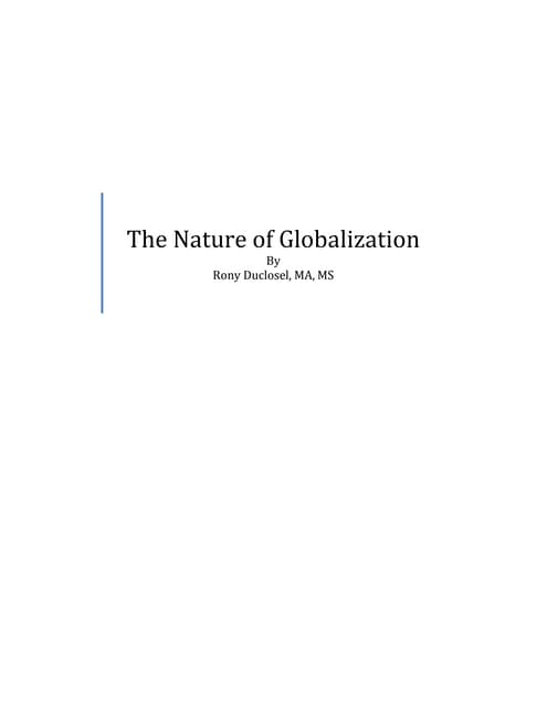 Economic Globalization | PPT
