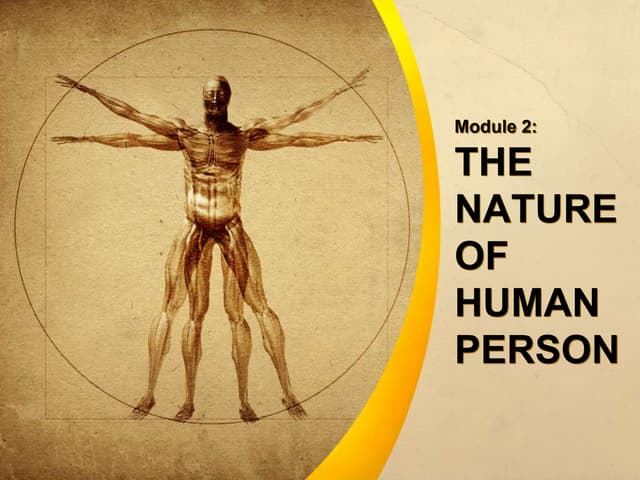 The Human Person | PPTX