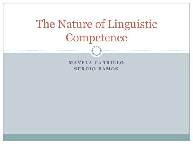 Linguistics module 3 | PDF
