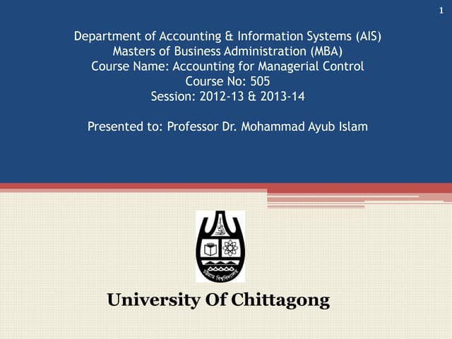 Management control system | PPT