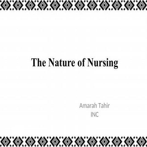 Introduction to nursing | PPT