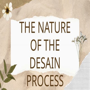 THE NATURE OF THE DESAIN PROCESS (PHASES OF SOFTWARE DESIGN PROCESS) | PPT
