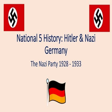 The nazi party | PPTX