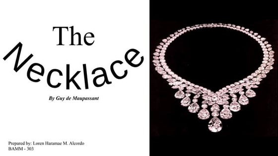 The necklace class 10 | PPTX | Wedding | Personal Celebrations & Life ...