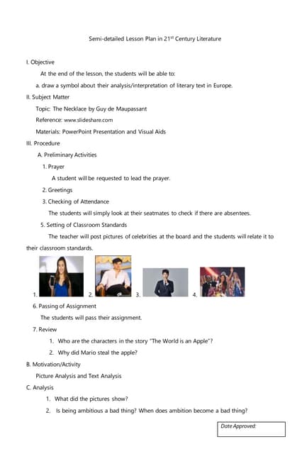 Lesson plan travelogue | PDF