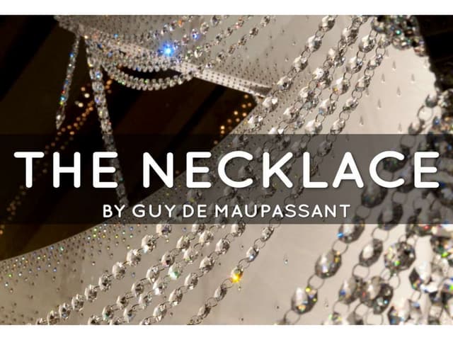 The necklace powerpoint presentation | PPT