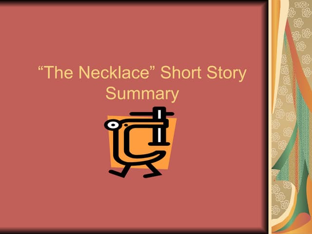The necklace powerpoint presentation | PPT