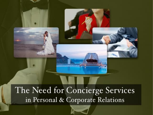 Concierge Services Training hospitality | PPTX