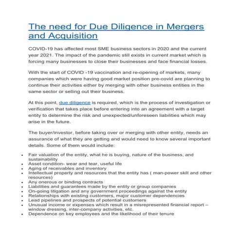 What is customer due diligence and what is its importance | PPTX