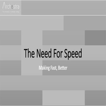 The Need for Speed | PDF